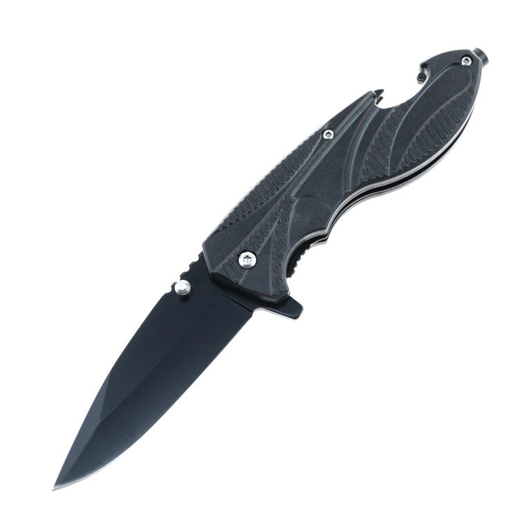 TOP QUEST - 8" ABS Handle Folding Knife w/ Bottle Opener & Glass ...